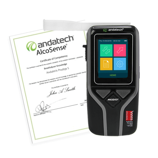 Online Training for Andatech Prodigy S Breathalyser