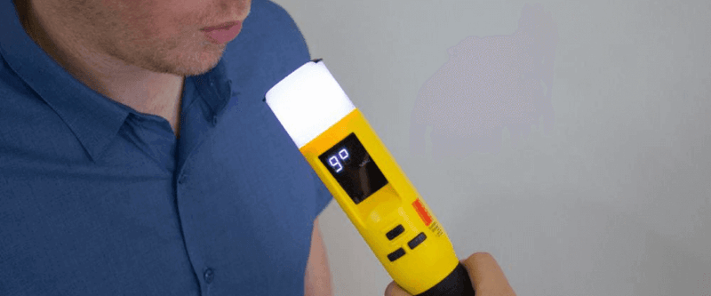 How does a breathalyser work?