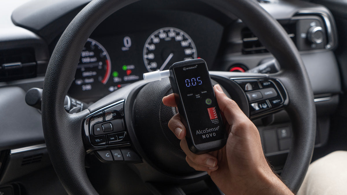 AlcoSense Novo Personal Breathalyser — AS3547 Certified | Andatech